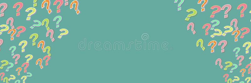 Colorful Funky Question Marks Stock Illustration - Illustration of ...