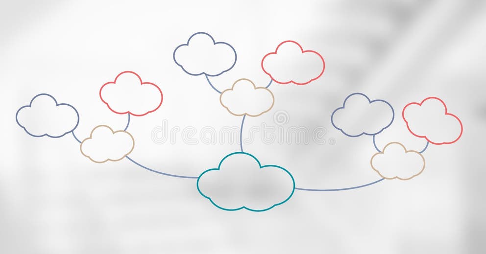 Mind Map Clouds Stock Illustrations – 87 Mind Map Clouds Stock ...