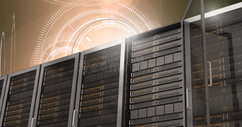 Computer Servers and Technology Information Interface Stock ...