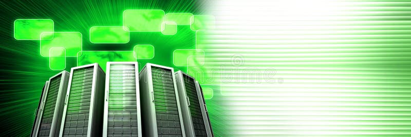 Computer Servers and Technology Information Interface Transition Stock ...