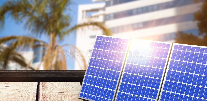 Digital Composite of 3d Solar Panel Stock Illustration - Illustration ... Digital Composite of 3d Solar Panel Stock Illustration - Illustration ...