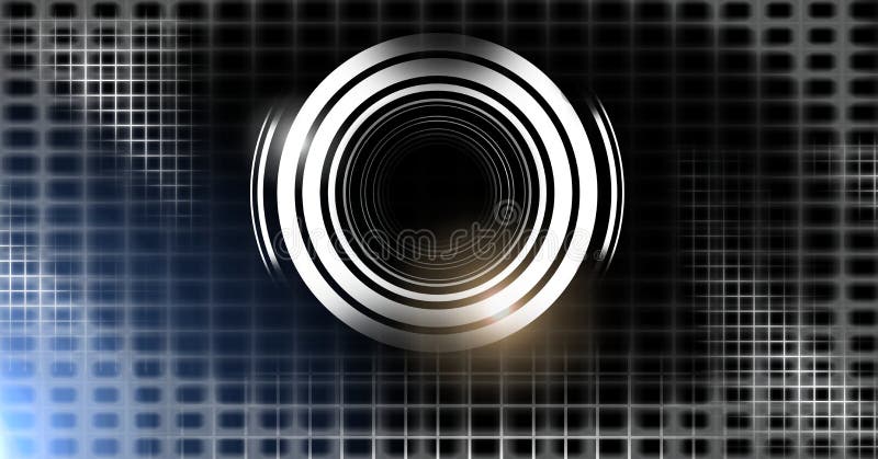 Glowing Circle Technology Interface Stock Image - Image of outdoors ...