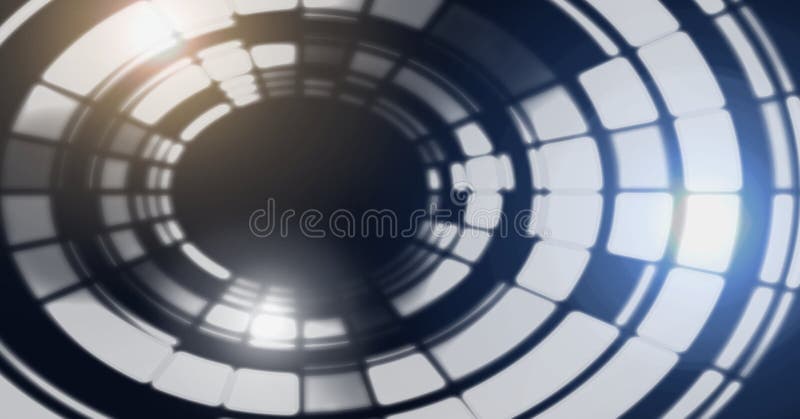Glowing Circle Technology Interface Stock Illustration - Illustration ...