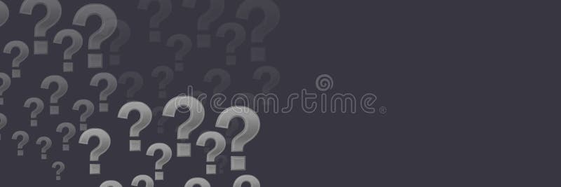 Grey question mark stock illustration. Illustration of doubt - 114772312