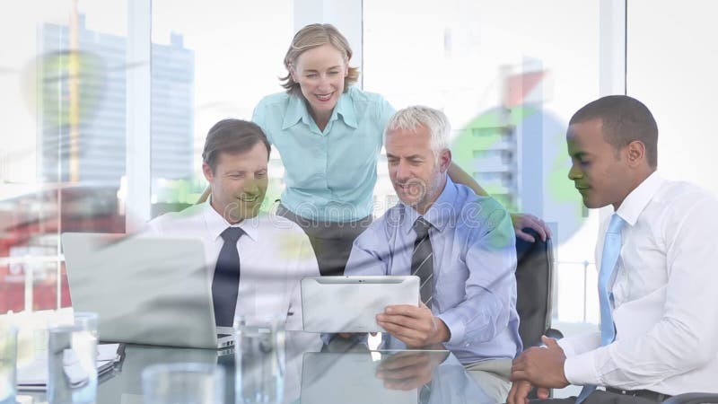 Business People Looking at Plans Stock Video - Video of adult, staff ...