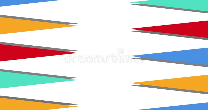 Digital Composite Image of Multi Colored Triangle Shapes Pattern on ...