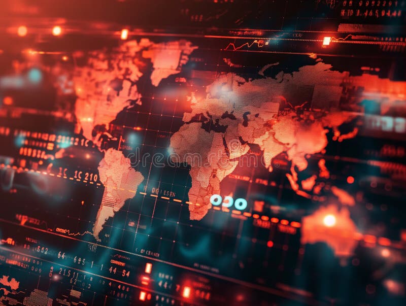 Global Financial Data Visualization Stock Photo - Image of financial ...