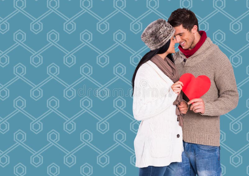 Digital Composite of Loving Couple Stock Image - Image of advertisement ...