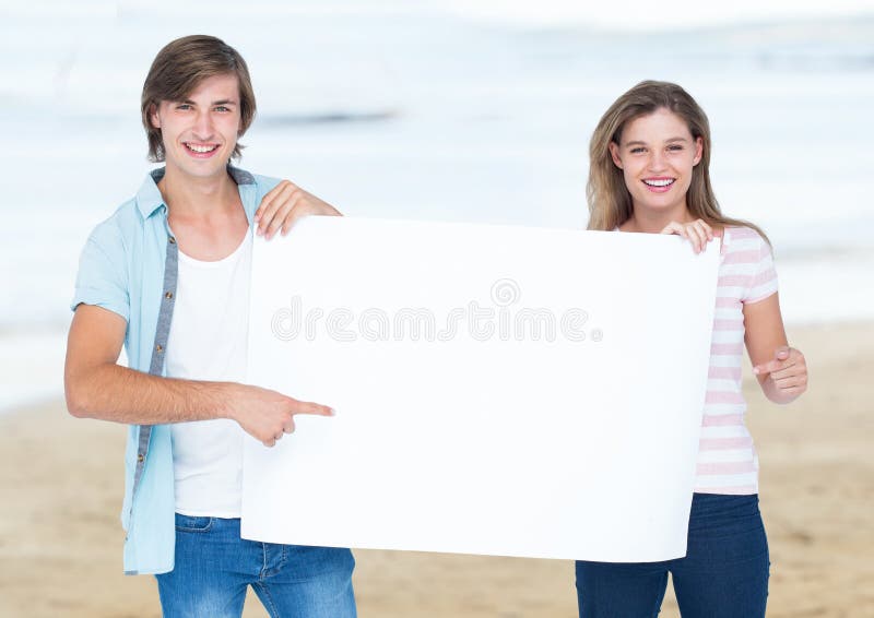 Digital Composite of Loving Couple Stock Photo - Image of facing ...
