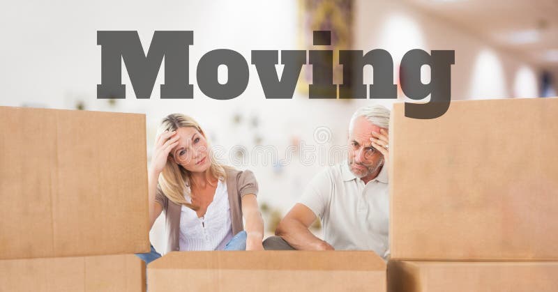 People Moving Boxes into New Home Stock Image - Image of mall, fair ...