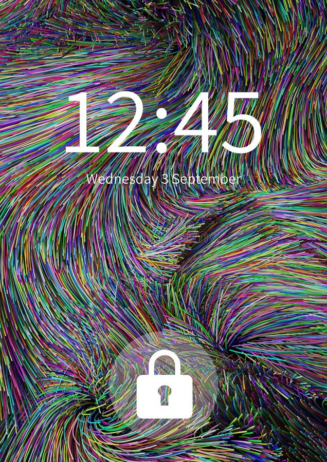 Phone Blocked Screen Interface Stock Illustration - Illustration of ...