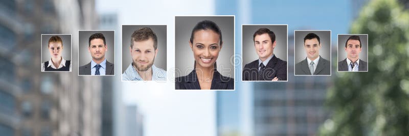 Portrait Profiles of Different People Stock Image - Image of appearance ...