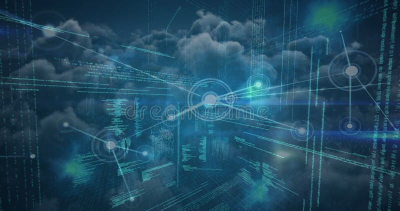 Digital Composite of Science Composition Coded Text in the Background ...