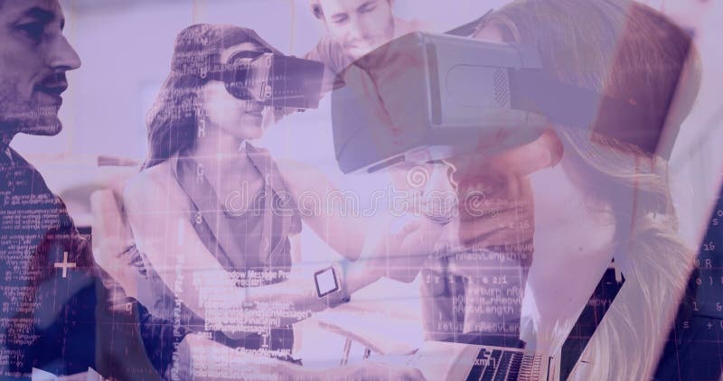 Digital Composite of Science Composition Woman Using Augmented Reality ...