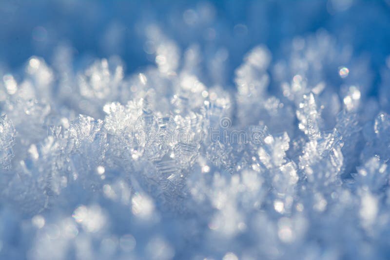 Digital Composite of Snowflakes and Frost Stock Image - Image of ...