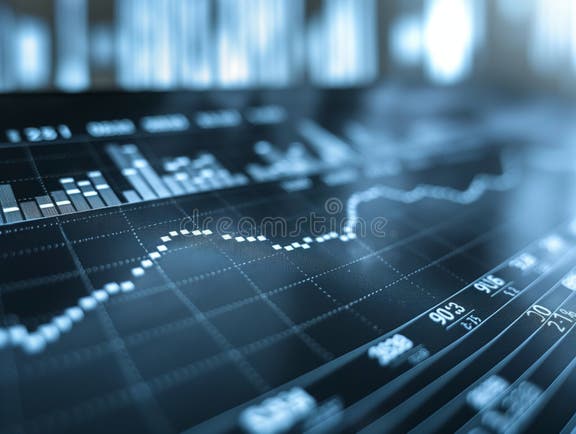 Digital Composite of Stock Market Data Displays Stock Photo - Image of ...