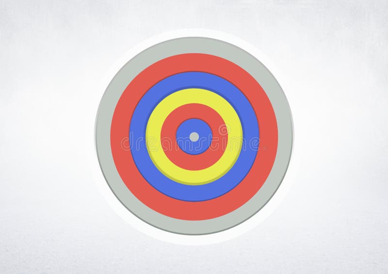 Target on white background stock illustration. Illustration of texture ...