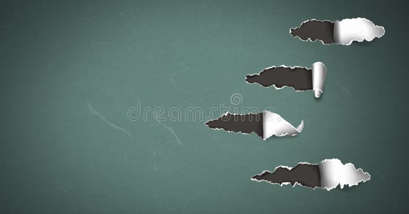 Man with Torn Paper on Mouth and Monster Cartoon Mouth Stock Photo ...