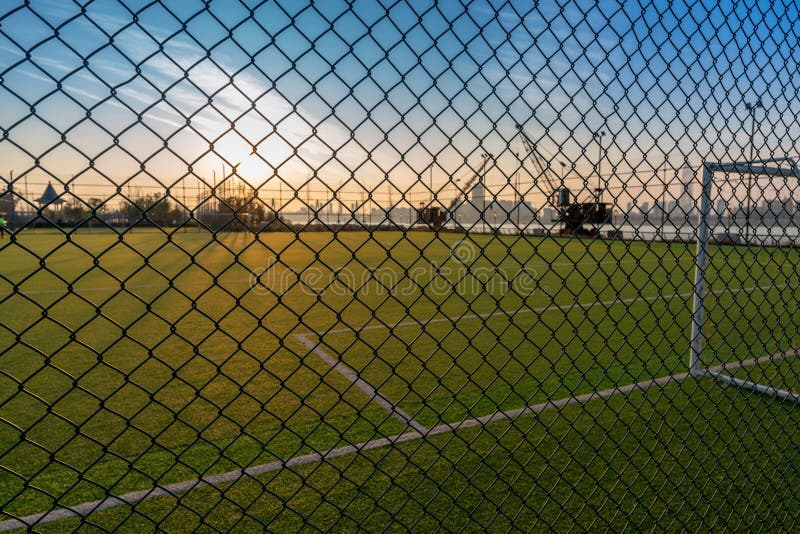 Digital Composition of Soccer Field Stock Photo - Image of grassland ...