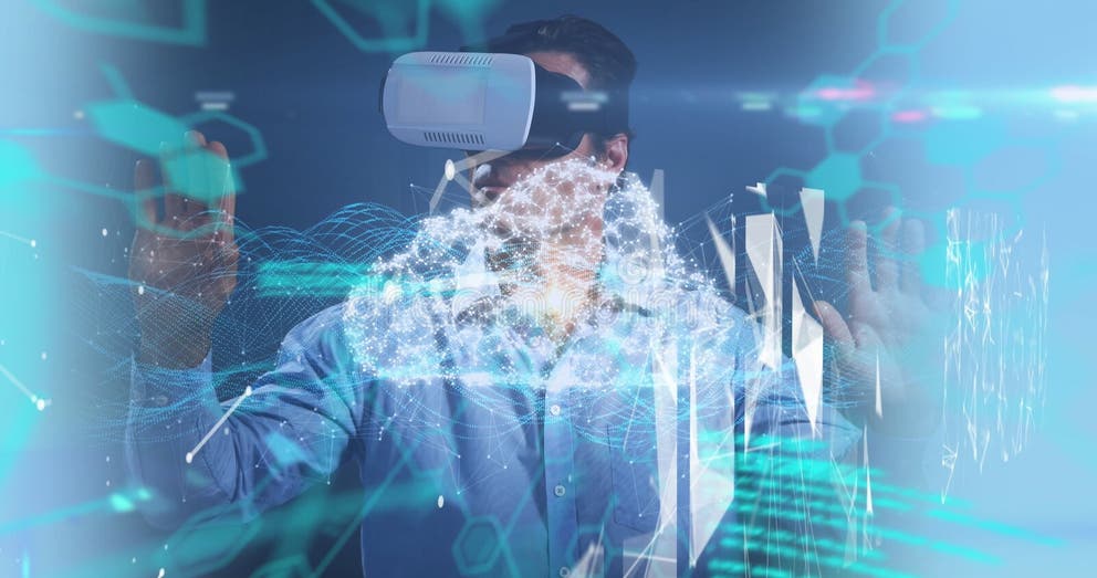 Digital Compote Image of Medical Digital Interface Against Team of ...