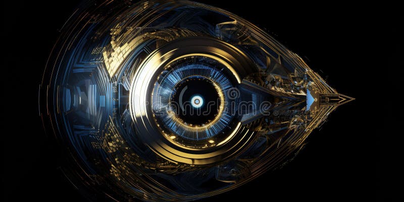 Digital Computer Eye - Artificial Intelligence on Internet Stock ...