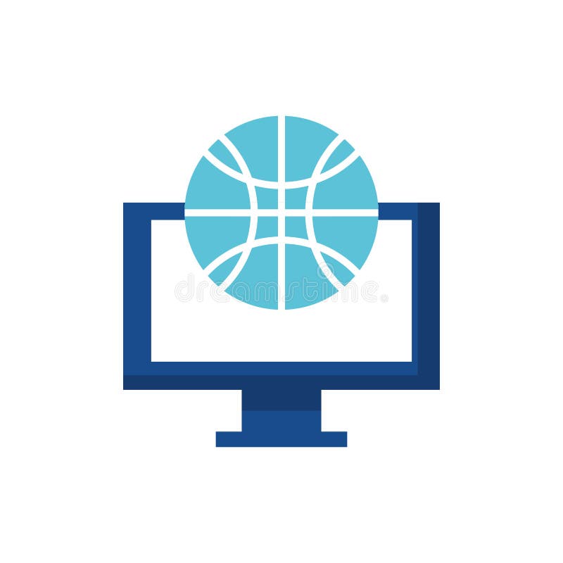 Digital Computer Icon Flat Design Stock Vector - Illustration of ...