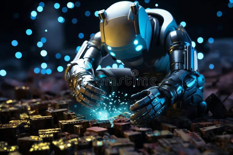 Digital Computer Robot Android in a Space of Holographic Elements and ...