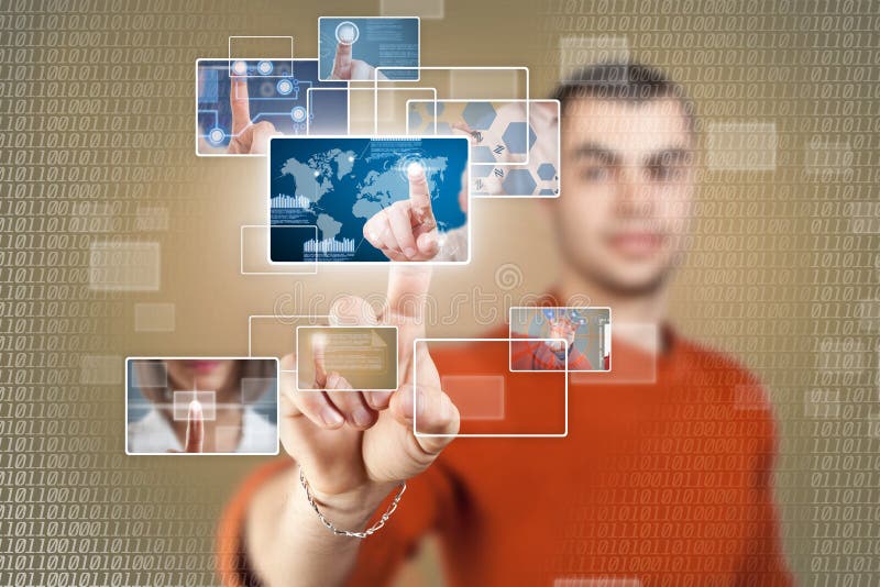 Digital concept stock illustration. Illustration of internet - 27729704