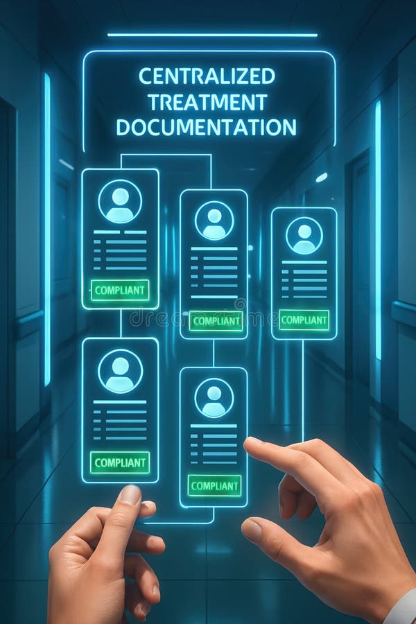 Centralized Treatment Documentation Stock Illustrations – 1 Centralized ...