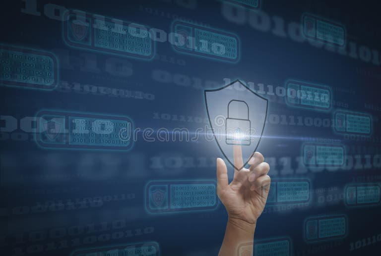 Digital Concept Cyber Security and Computer Crime and Prevention of ...