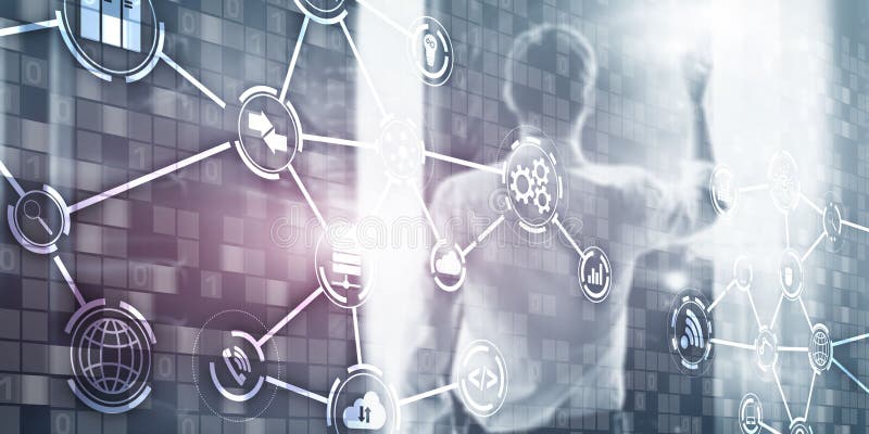 Digital Concept Internet of Things Information and Telecommunication ...