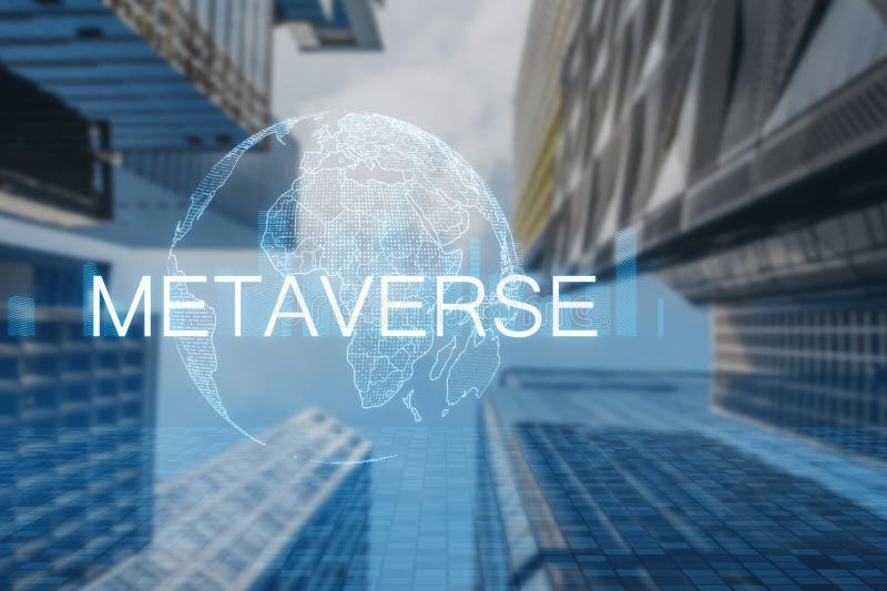 A Digital Concept of the Metaverse Overlaying an Urban Environment with ...
