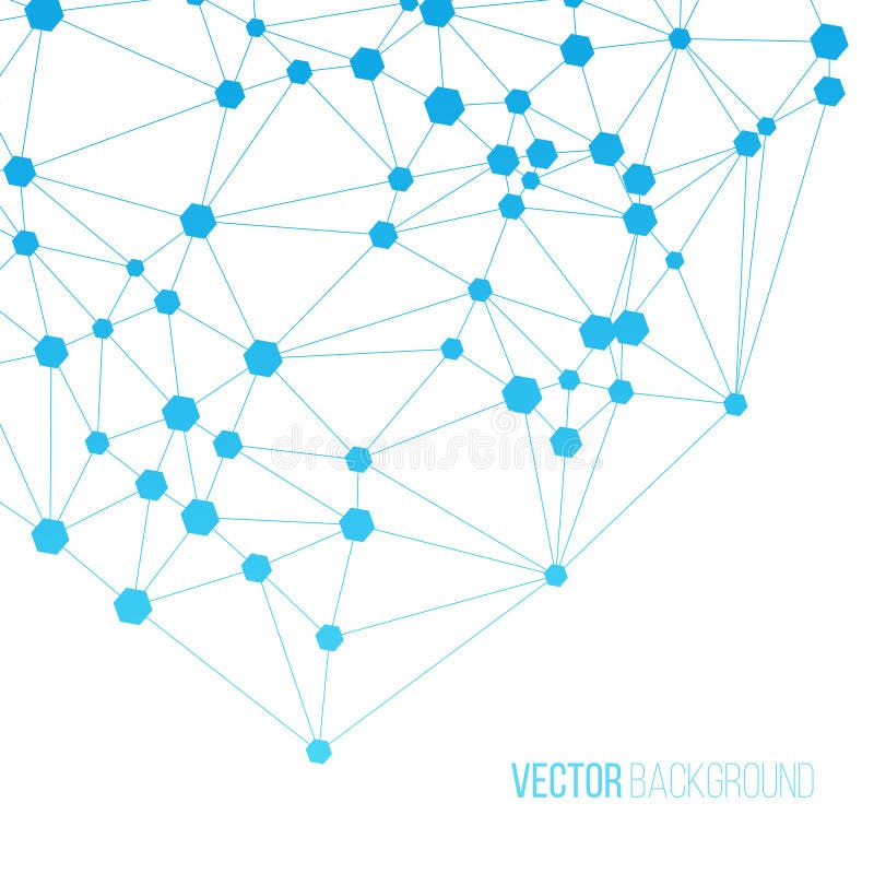 Digital Connection Background Stock Vector - Illustration of modern ...