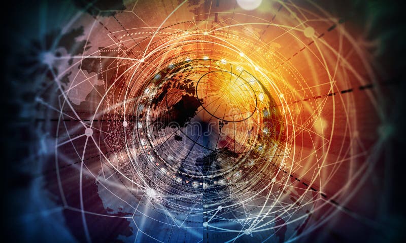 Digital Connection Background Stock Photo - Image of abstract ...