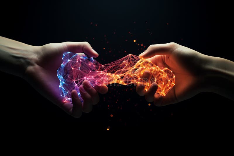 Digital Connection Concept stock illustration. Illustration of link ...