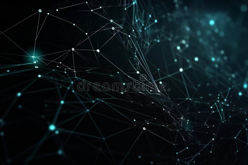 Digital Connection Dots and Lines Technology, Abstract, Planetarium ...