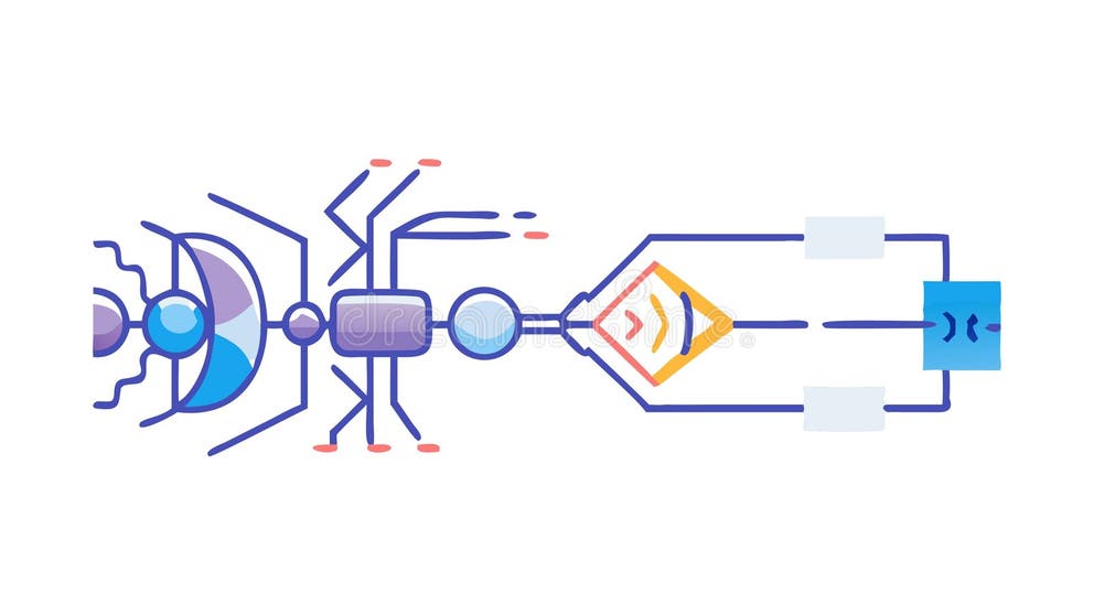 Digital Connection Flow Icon, Data Transfer, Network Pathway, Cyber ...