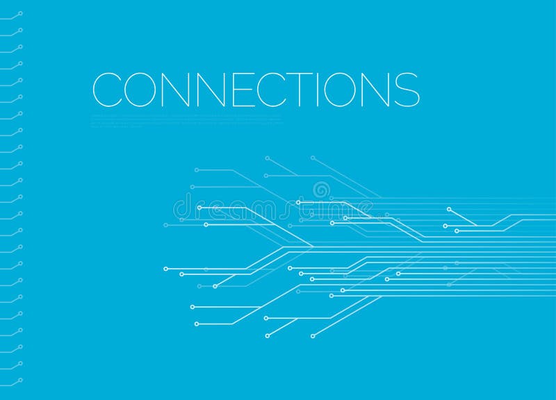 Digital Connection Structure Wires, Vector Triangles Shapes Backdrop ...