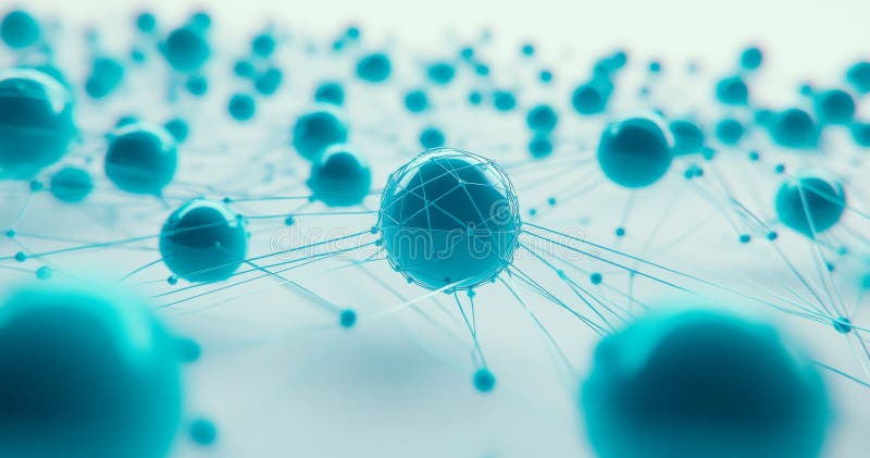 Digital Connection Points And Lines In An Abstract Form Technology Background Network