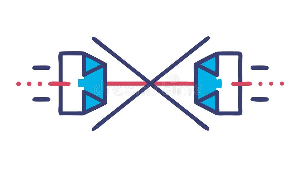 Digital Connectivity Data Transfer Network Interface Icon, Vector ...