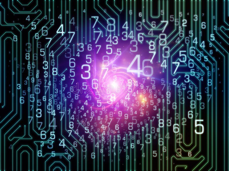 Digital Connectivity stock illustration. Illustration of radiance ...