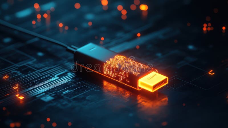 Digital Connectivity and Technology Concept Highlighting Futuristic ...