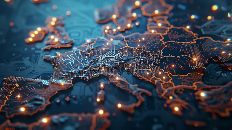Digital Connectivity Transforms Europe into a Connected Continent Stock ...
