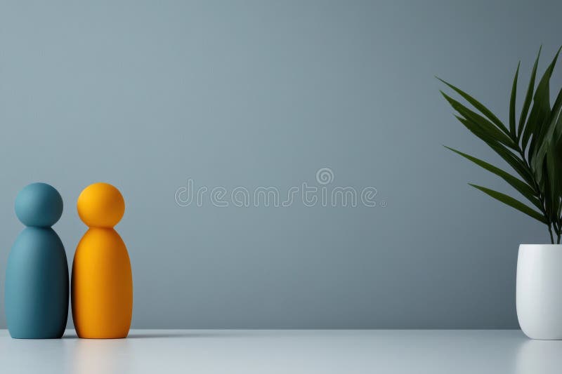 Digital Connectivity, Vibrant Shapes Merging in a Sleek, Minimalist ...