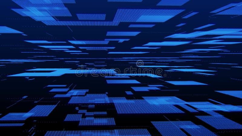 Digital Construction Dot Moving Flow Data Communication Transfer 4K ...