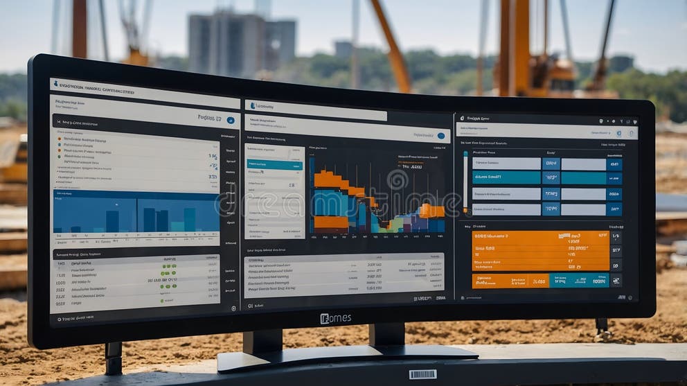 Digital Construction Management Dashboard for Timelines, Costs, and ...