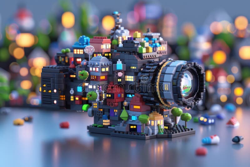 Digital Content and NFT Concept with Wide Angle Visual for Social ...