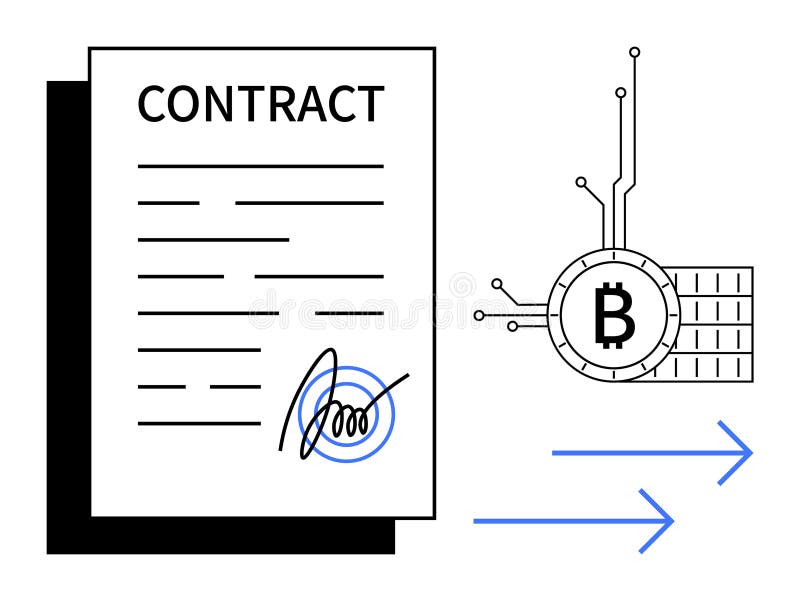 Digital Contract with Cryptocurrency Transaction and Blockchain ...