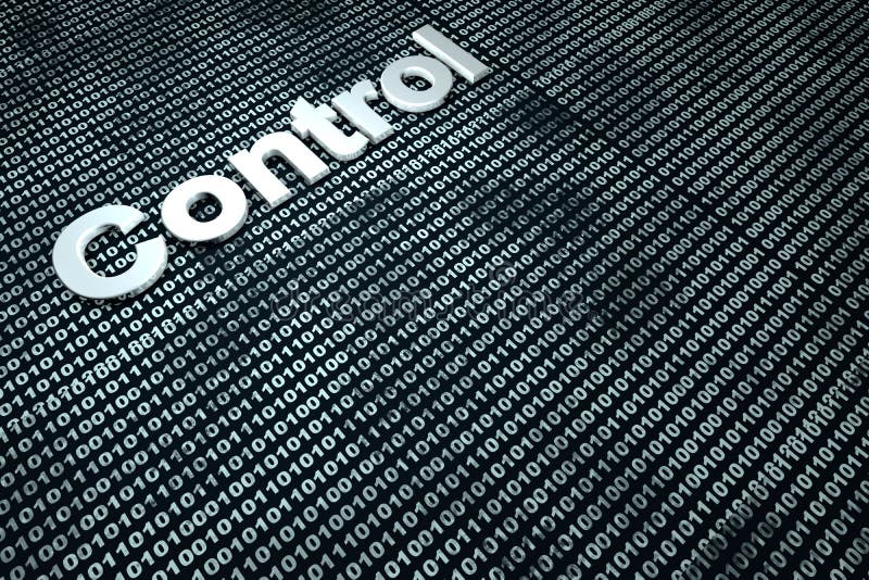 Digital Control stock illustration. Illustration of matrix - 44961308