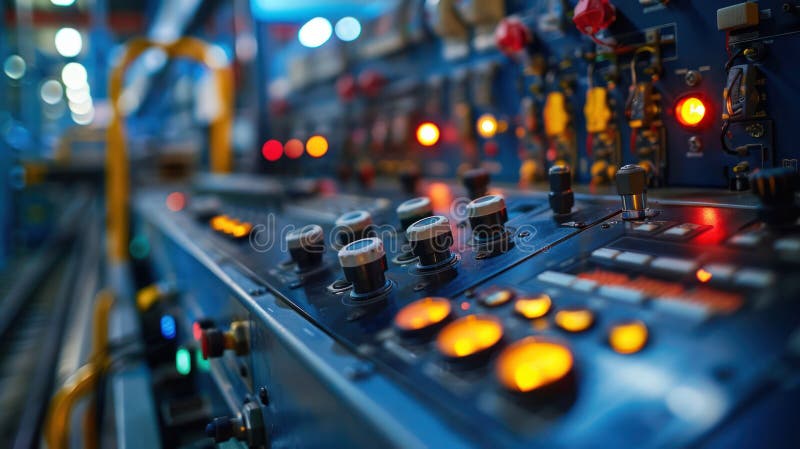 Digital Control Panel for Electronic Systems Stock Illustration ...